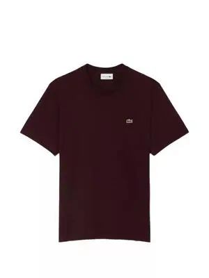 Lacoste Logo-patch Crew-neck T-shirt - Red