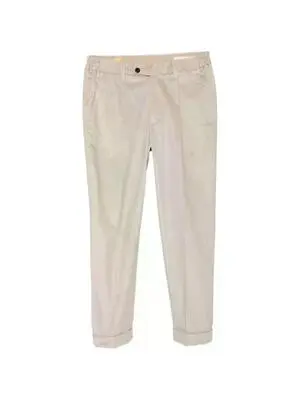 Alpha Industries Corduroy-effect Tapered Trousers - Neutrals