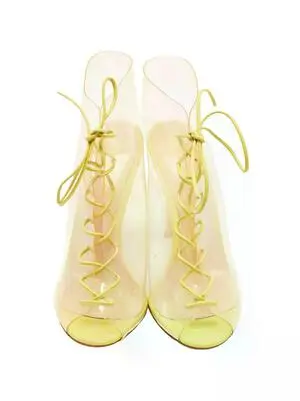 GIANVITO ROSSI Helmut Lace-up Ankle Boots - Green
