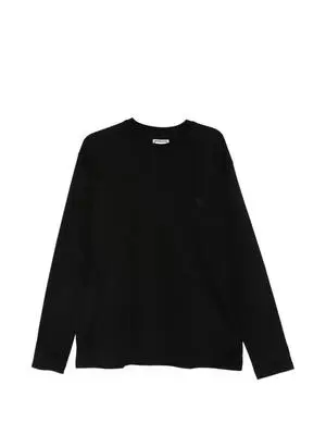 WOOYOUNGMI Logo Print Long Sleeve Sweater