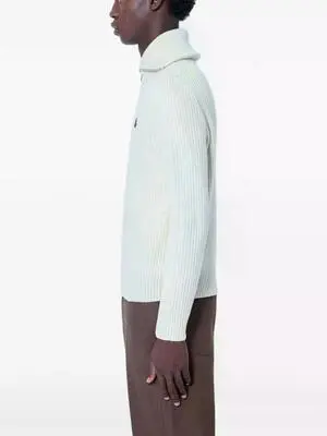 Moncler Half-zip Ribbed Sweater