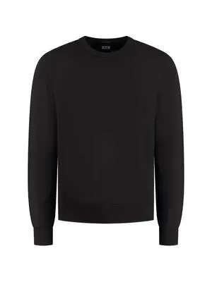 C.P. COMPANY Metropolis Series Logo-patch Sweater - Black