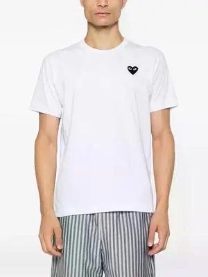 Comme Des Garçons Play Logo-print T-shirt