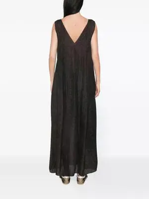 CORTANA Anhelo Textured Maxi Dress