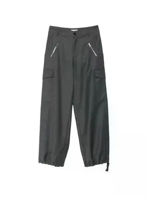 Barena Venezia Elasticated-cuff Tapered Trousers - Grey