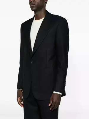 SPINA Herringbone-pattern Single-breasted Jacket