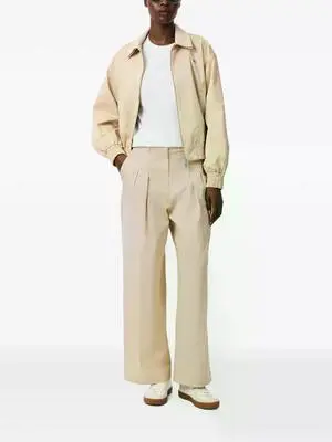 Lacoste Pleated Wide-leg Trousers