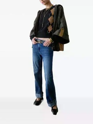 Liu Jo Straight Jeans With Cuffs