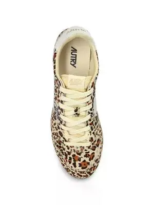 AUTRY Windspin Leopard-print Sneakers