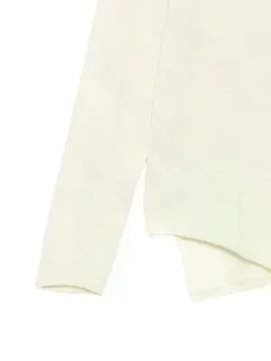 Comme Des Garçons Asymmetrical Hem Knit Sweater - Neutrals