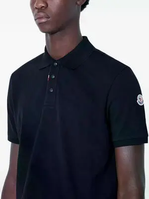 Moncler Logo-patch Short-sleeved Polo Shirt