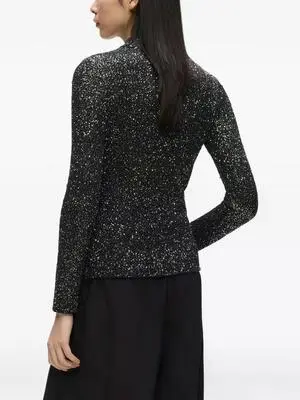 Karl Lagerfeld Sequin Knitted Top