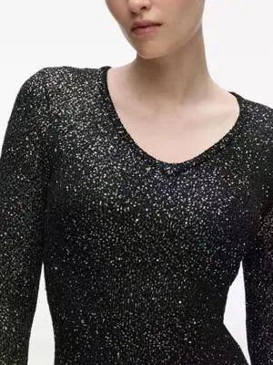 Karl Lagerfeld Sequin Knitted Dress