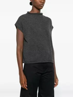 WHYCI Roll-neck Sleveless Jumper