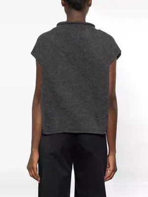WHYCI Roll-neck Sleveless Jumper