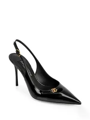 Dolce & Gabbana Dg Logo Slingback Pumps