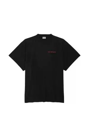 Balenciaga Back-gradient Oversized T-shirt - Black