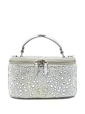 Valentino Garavani Vlogo Signature Crystal-embellished Vanity Case Mini Bag