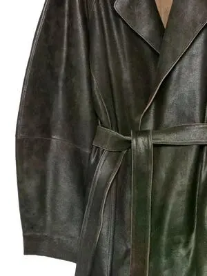 ALYSI Belted Notched-lapel Coat