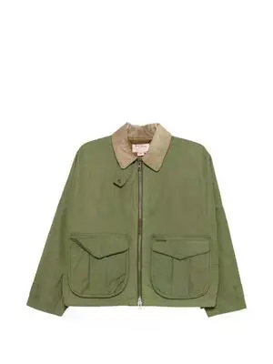 Filson Shelter Corduroy-collar Zip-up Jacket - Green