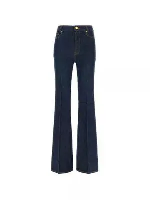 Zimmermann Logo-embroidered Flared Jeans