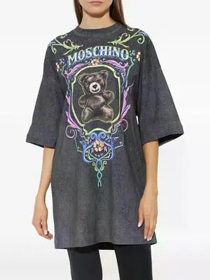 Moschino Teddy Bear Print T-shirt Dress