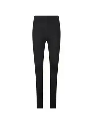 Rick Owens High-waisted Wool Leggings - Black