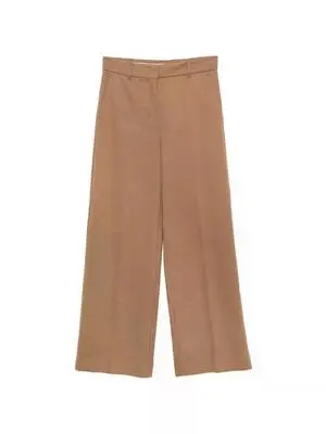 Max Mara Camel Wide-leg Tailored Trousers