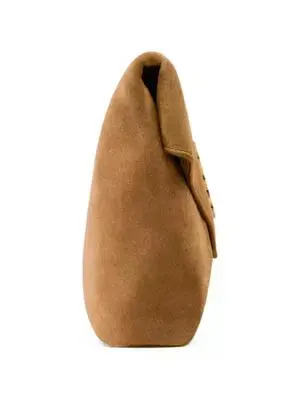 Saint Laurent Cassandre Large Envelope Pouch In Suede