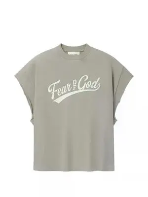 Fear Of God Logo-print Cut-off T-shirt