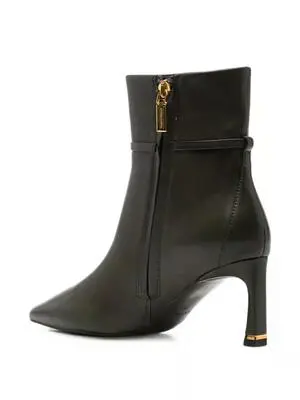 COCCINELLE Pointed-toe Buckled Ankle Boots