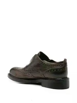 LEQARANT Brogue Leather Loafers