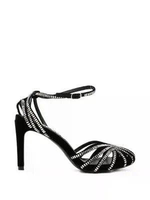 BIBI LOU Crystal-embellished Caged Sandals