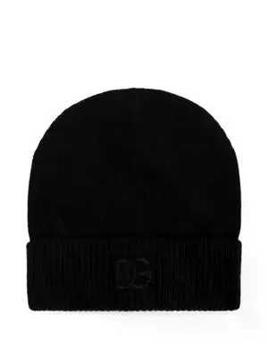 Dolce & Gabbana Dg Appliqué Beanie Hat