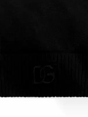 Dolce & Gabbana Dg Appliqué Beanie Hat