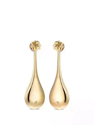 ANABELA CHAN Sunset Elixir Drop Earrings With Pink Sapphires And Rubies