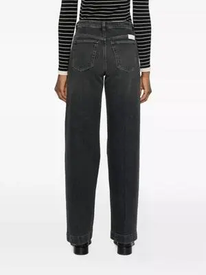 NINE:INTHE:MORNING Faded Wide-leg Jeans
