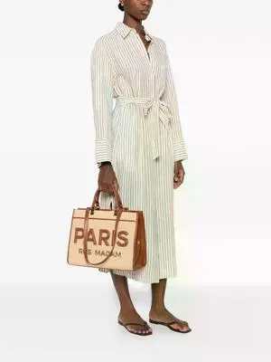 RUE MADAM PARIS Iconique Woven Tote Bag