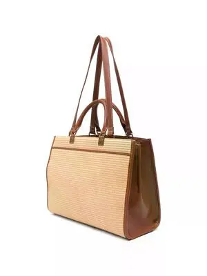 RUE MADAM PARIS Iconique Woven Tote Bag