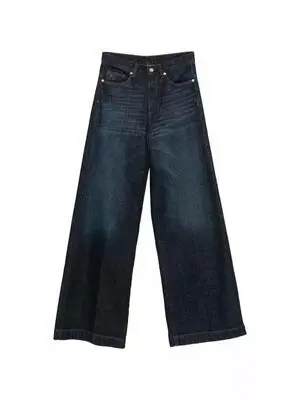 NINE:INTHE:MORNING Nadia Wide-leg Jeans - Blue