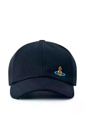VIVIENNE WESTWOOD Orb Embroidered Baseball Cap - Blue