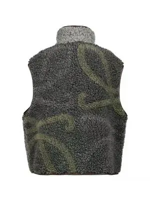 Loewe Anagram-intarsia Shearling-effect Vest