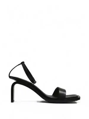 COURREGES Stream Leather Heeled Sandals