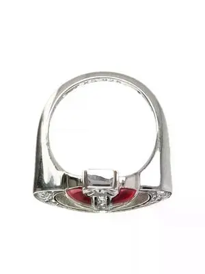 VIVIENNE WESTWOOD New Diamante Heart Ring