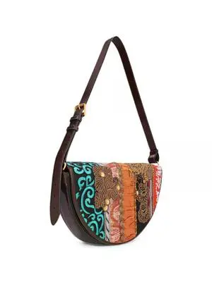 Dries Van Noten Large Embroidered Crossbody Bag