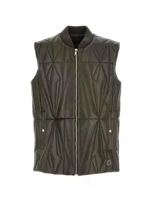 Moncler X Rick Owens Geocamo Flight Quilted Gilet - Grey