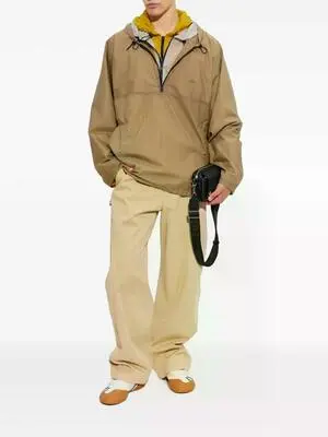 Loewe Logo-embroidered Quarter-zip Anorak