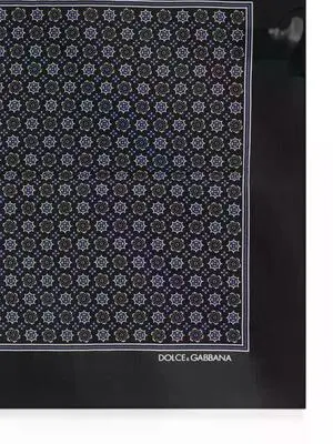 Dolce & Gabbana Geometric-print Pocket Square