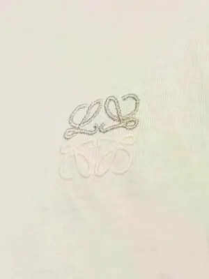 Loewe Logo-embroidered Cotton T-shirt
