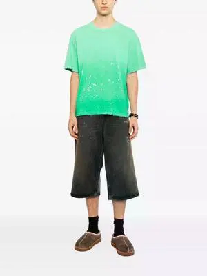 PALE CLOUD Graphic-print T-shirt - Green